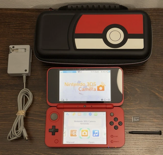NINTENDO NEW 2DS XL - Pokemon Pokeball Editon Console With Case USA ...
