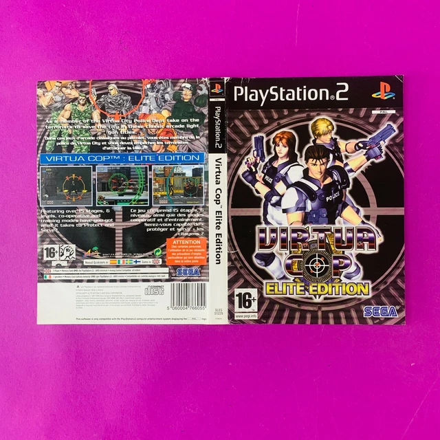 VIRTUA COP ELITE Edition PS2 Cover - PS2 PAL *Cover Only* $7.90 ...