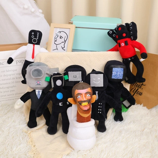 SKIBIDI TOILET PLUSH Toy Cameraman TV Man Speaker Man Stuffed Doll Toy ...