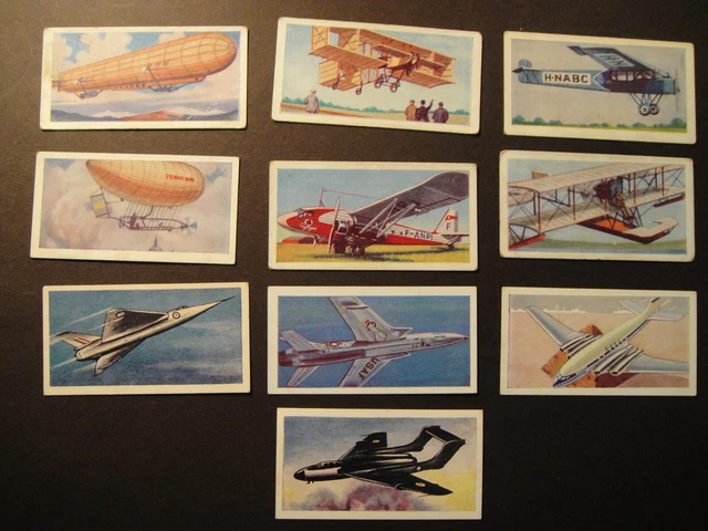BARRATT HISTORY Of The Air (White ) Balloons Dirigibles Jets Rockets ...