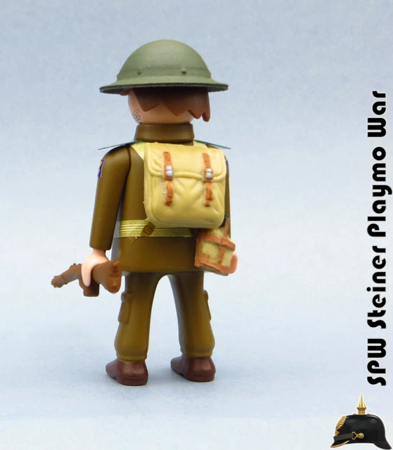 PLAYMOBIL CUSTOM WW2 WWII SOLDIER British Army English RIFLE TANK £12.68 - PicClick UK