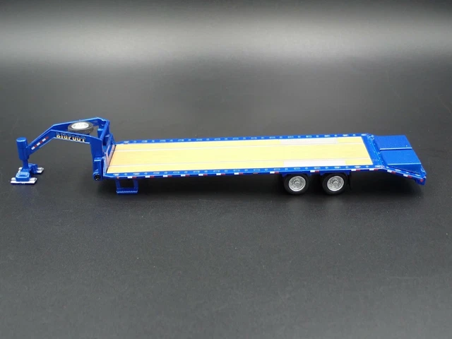 BIGFOOT GOOSENECK FLATBED TRAILER w LOADING RAMP RARE 1:64 SCALE ...