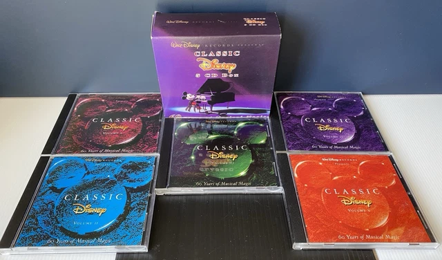 CLASSIC DISNEY- 60 Years of Musical Magic, 5 Disc Box Set (CD, 125 ...