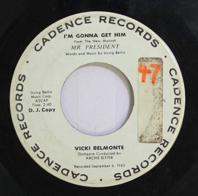 50'S & 60'S 45 Vicki Belmonte - I'M Gonna Attraper Him / The Secret ...