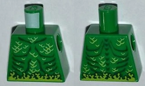 LEGO 973PB1220 TORSO Muscles Outline with Swamp Plants and Scales ...
