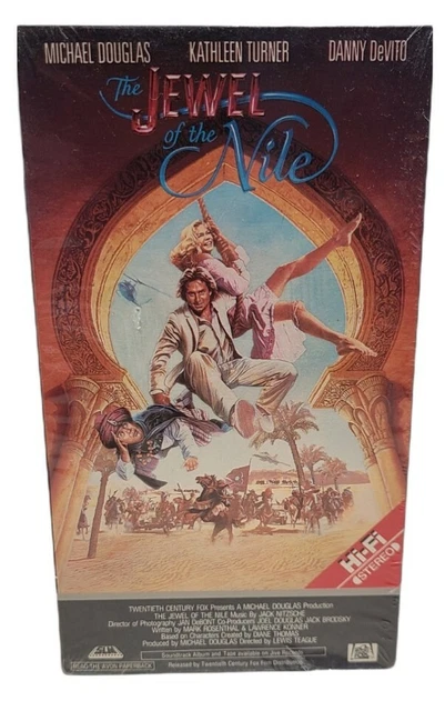 THE JEWEL OF the Nile (VHS, 1986) CBS FOX VGC ++ Original Plastic Seal ...