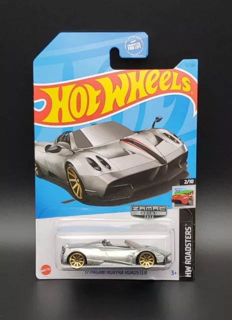 2023 Hot Wheels 17 Pagani Huayra Roadster Zamac Auto 1 64 Hw Roadsters