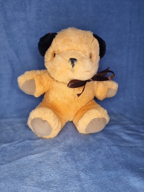 VINTAGE SOOTY PLUSH SMALL TEDDY BEAR SOFT TOY TV CHARACTER COLLECTABLE ...