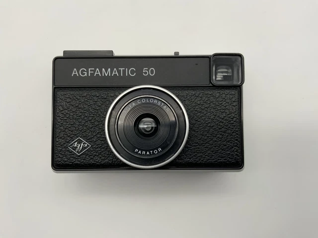 AGFA AGFAMATIC 50 Sucherkamera mit Colorstar Parator 35mm Kompaktkamera ...