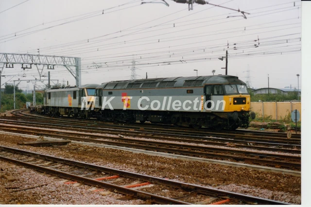 RAIL PHOTO CLASS 47 47114 90138 @ Stratford 10/8/94 Basford ...