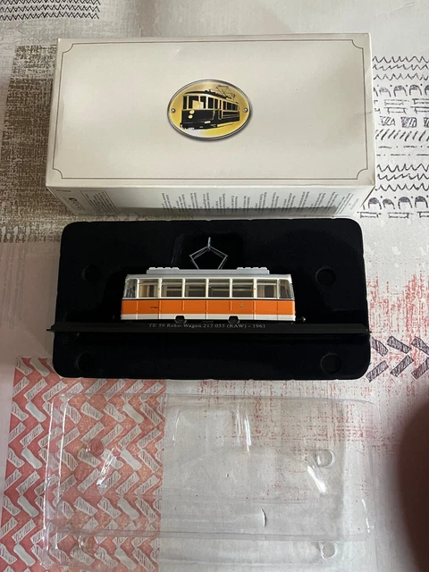 VOITURE MINIATURE TRAMWAY TE 59 Reko-wagen 217 055 RAW 1961 HO Ixo ...