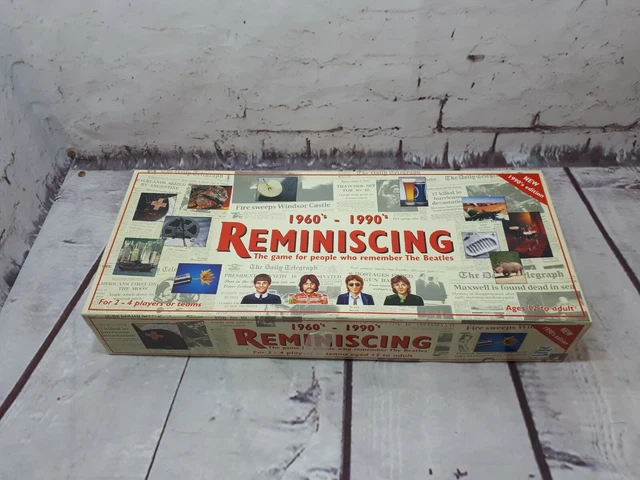 REMINISCING 1960S- 1990S Family Board Game £9.99 - PicClick UK