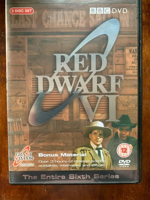 ROUGE DWARF SAISON 6 DVD Coffret BBC Culte Classique Sci-Fi Série VI ...