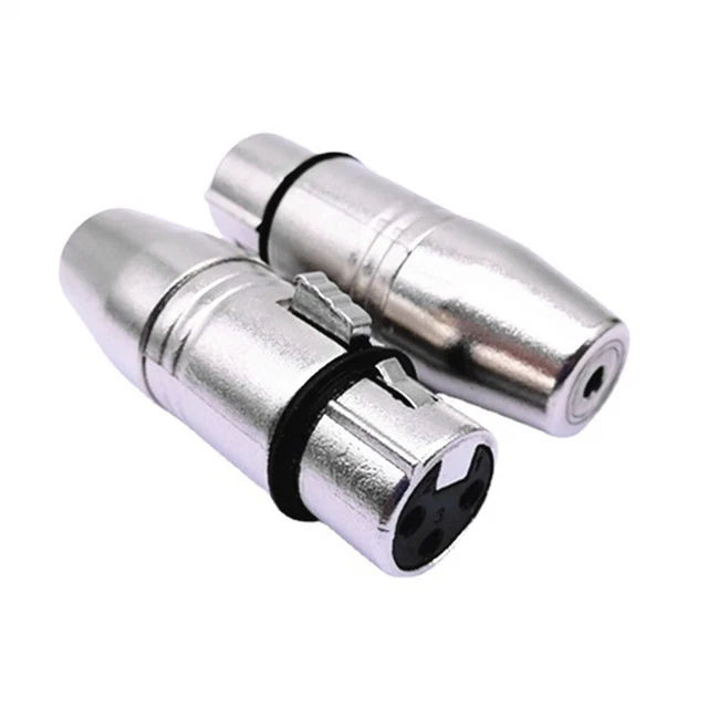 ENHANCED XLR TO 35mm Female Stereo Adapter Clean and Natural Sound ...