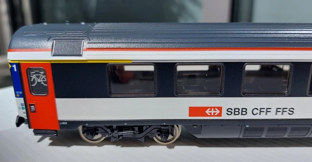 ROCO 74634 : SBB CFF FFS 1. Klasse EC-Wagen Apm (Ep. 6) H0 ++ NEU ...