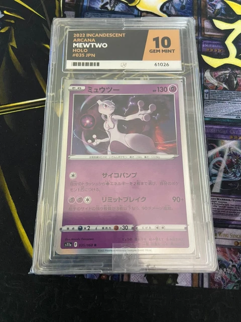 MEWTWO HOLO 035/068 ACE 10 Incandescent Arcana POKEMON GRADED CARD EUR 8,92 - PicClick DE