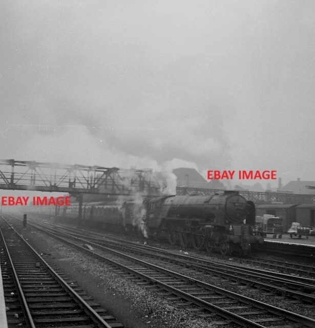 ORIGINAL 6X6 NEGATIVE LNER/BR A1 60157 Great Eastern Doncaster station ...