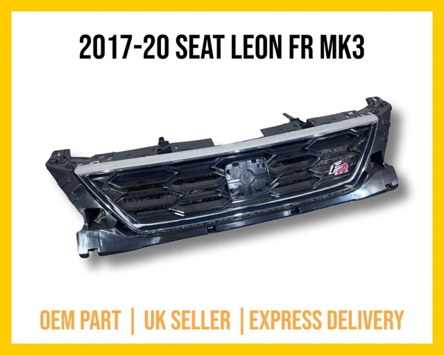 SEAT LEON FR 5F 2017 - 2020 Front Main Bumper Center Radiator Grill ...