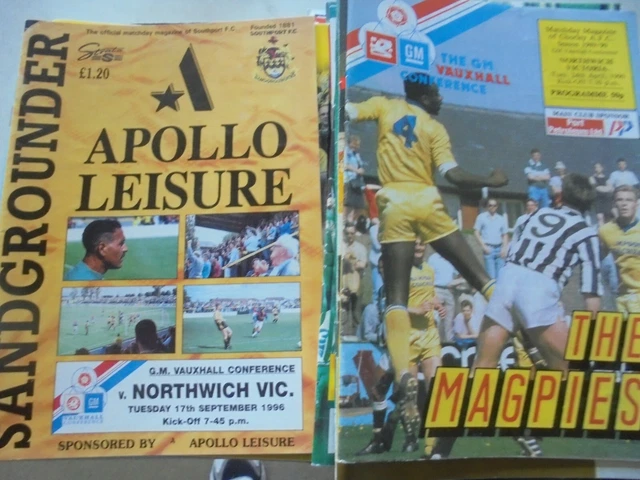 24 NON-LEAGUE FOOTBALL Programmes from 1990's- 2000's SEE LIST £6.99 ...