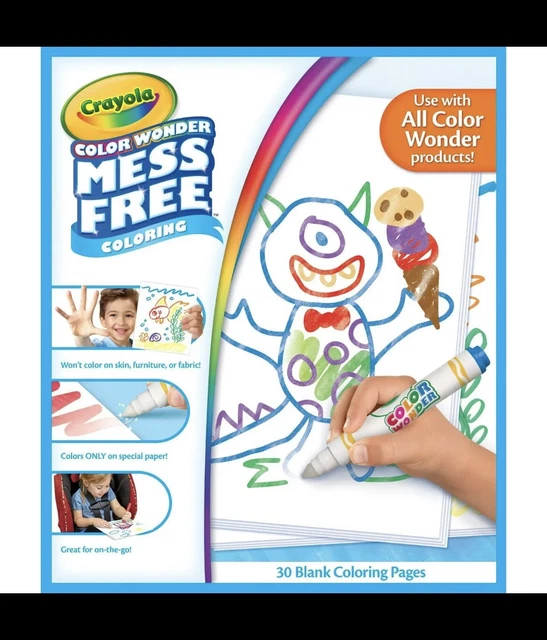 CRAYOLA COLOR WONDER Mess Free Coloring Pages (30 Pages Per Pack) EUR 3 ...