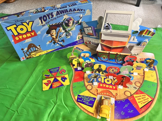 VINTAGE RARE DISNEY Pixar Toy Story Board Game: Toys Awaaaay! Mattel £ ...