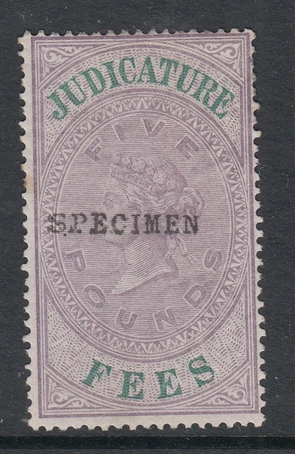 QV REVENUE: JUDICATURE Fees, Five Pounds, SPECIMEN £78.85 - PicClick UK