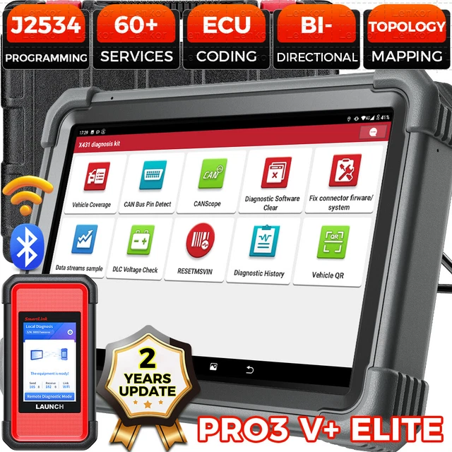 2025 LAUNCH X431 PRO3S V+ ELITE PRO 5 OBD2 Diagnosegerät J2534 Programmier ECU EUR 1.203,16 ...