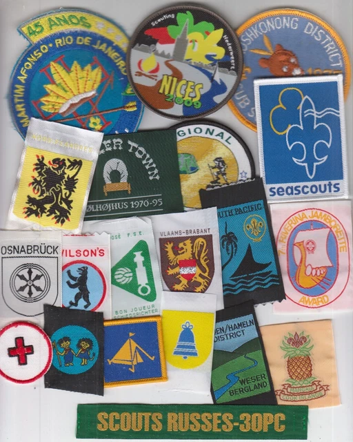BOY SCOUT OVERSEAS Badges x 20 (D) £5.00 - PicClick UK