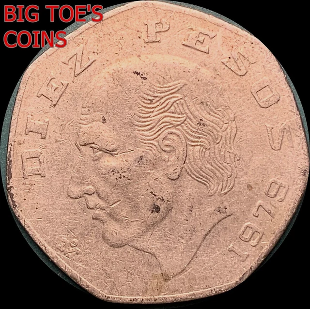 1979 DIEZ 10 Pesos Estados Unidos Mexicanos Coin Nice Coin Fast 1979-diez-10-pesos-estados-unidos-mexicanos-coin-nice-coin-fast