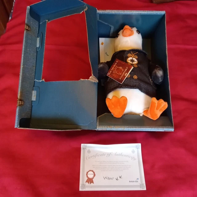 BRITISH GAS 'WILBUR The Penguin' Soft Toy £9.99 - PicClick UK