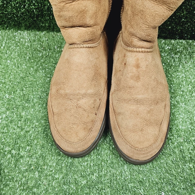 UGG AUSTRALIA 5220 Chestnut Brown Ultra Short Sheepskin Boots Mens Size ...