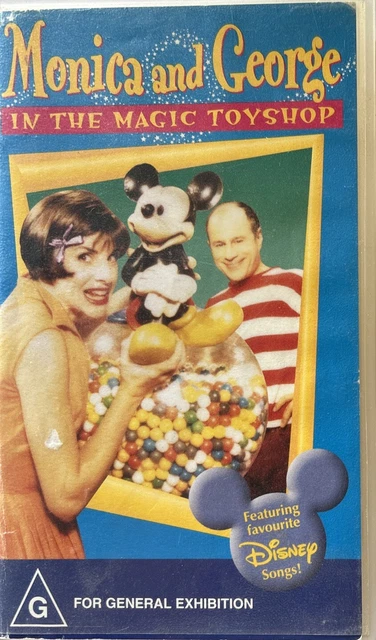 MONICA AND GEORGE In The Magic Toy Shop VHS RARE HIGHLY COLLECTIBLE ...