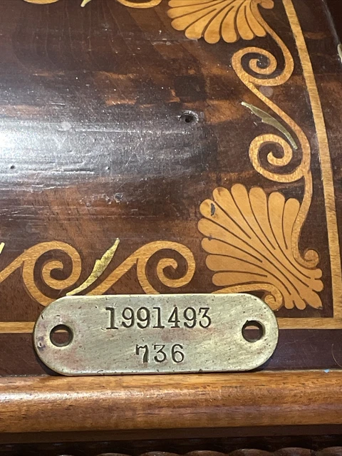 ANTIQUE NATIONAL CASH Register Brass Model and Serial Number ORIGINAL ...