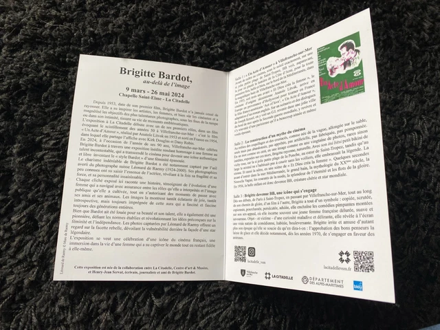 FASCICULE EXPOSITION BRIGITTE BARDOT, au delà de l'image (Mai 2024 ...