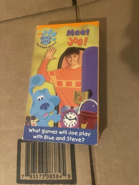 BLUES CLUES - Meet Joe (VHS, 2002) NICK JR Features Steve & Joe! £9.82 ...