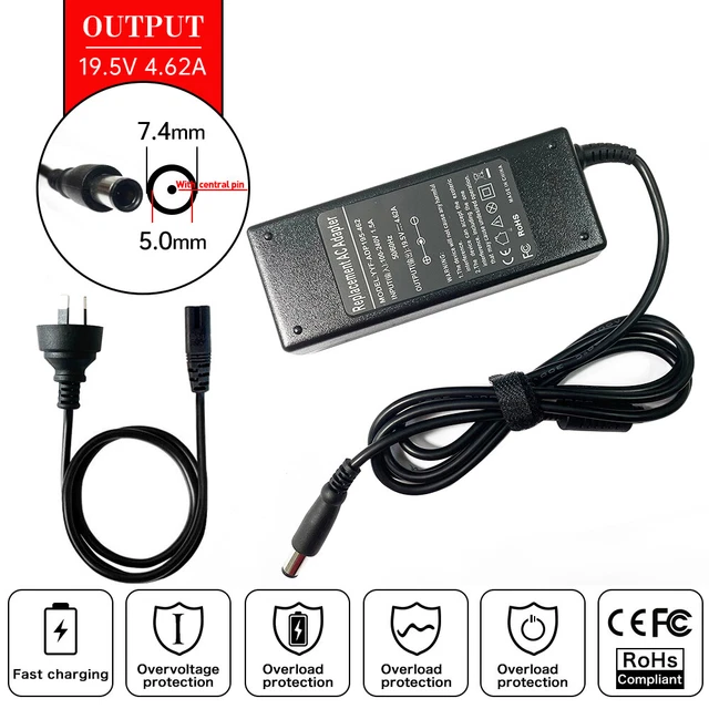 LAPTOP AC POWER Adapter Charger for Dell XPS 15 6C3W2 16 1645 15 L501 ...