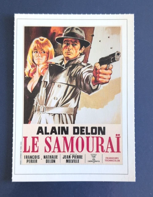 CARTOLINA CINEMATOGRAFICA FRANK Costello 1967 Alain Delon Le Samourai ...