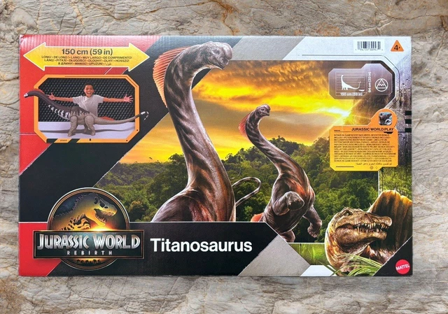 JURASSIC WORLD REBIRTH Super Colossal Titanosaurus 150 Cm Same Day ...