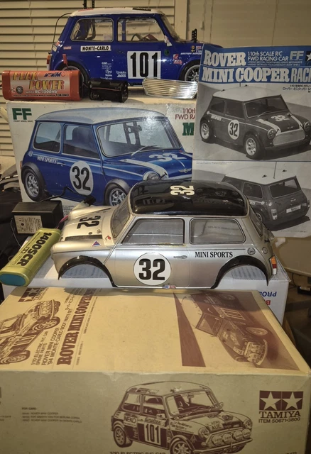 TAMIYA RC ROVER Mini Cooper Racing Car 1/10 58211 Remote Control Japan ...