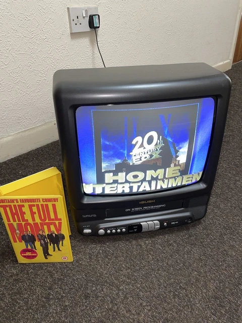 BUSH BTV17 CRT TV 14" & Remote VHS Player Retro Gaming Working Collection Only £105.58 - PicClick UK