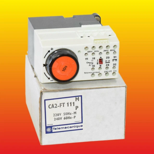 CA2-FT111 RELAIS TEMPS DE RETARD TÉLÉMÉCANIQUE 4NO+4NC 10A/500V 220V ...