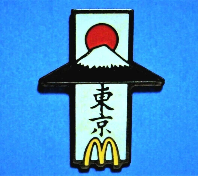 MCDONALD'S - TOKYO - Japan - Mount Fuji - Vintage Lapel Pin - Hat Pin ...