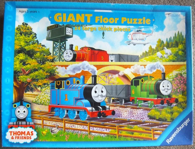RAVENSBURGER THOMAS THE Tank Engine Giant Floor Jigsaw Puzzle 24 Pieces ...