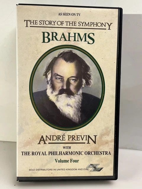 THE STORY OF the Symphony Vol.4 Brahms VHS 1984 André Previn Classical ...
