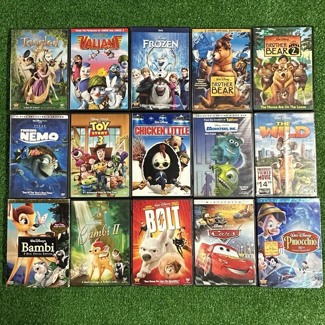DISNEY DVD LOT Pinocchio Bambi Cars Finding Nemo Monsters Inc Frozen Toy Story £24.29 - PicClick UK