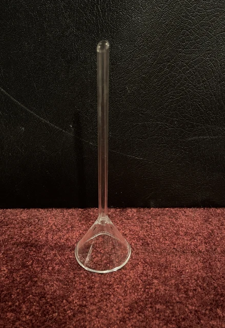 VINTAGE PYREX 60 Degree Glass Funnel long stem 2” diameter new! $11.00 ...