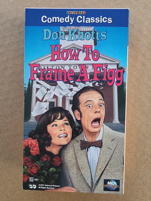 HOW TO FRAME a Figg (1971) Don Knotts, Joe Flynn, Edward Andrews (VHS ...
