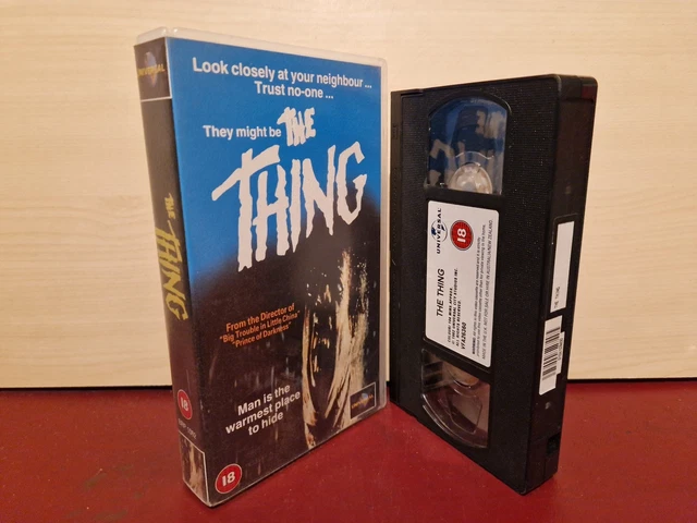 THE THING - 1982 - Horror - Kurt Russell - PAL VHS Video Tape (A206) £9 ...