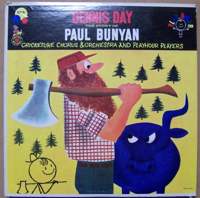 THE STORY OF PAUL BUNYAN - 1959 CHILDRENS LP VINYL RECORD £20.53 ...
