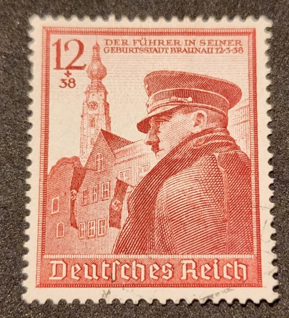 GERMAN THIRD REICH Nazi Adolf Hitler 50th Birthday Stamp MNH WWII ...